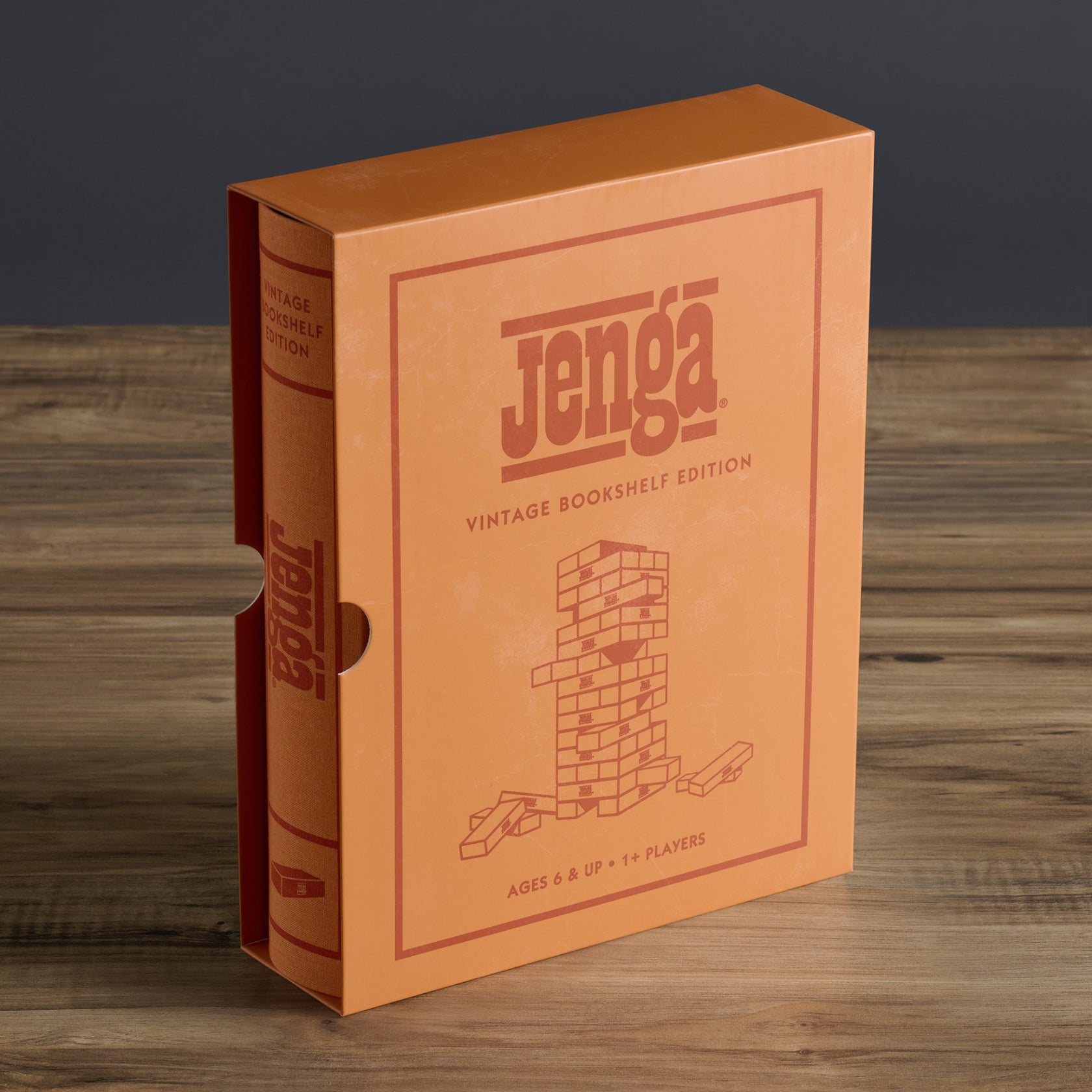 Jenga Vintage Bookshelf Edition – WS Game Company