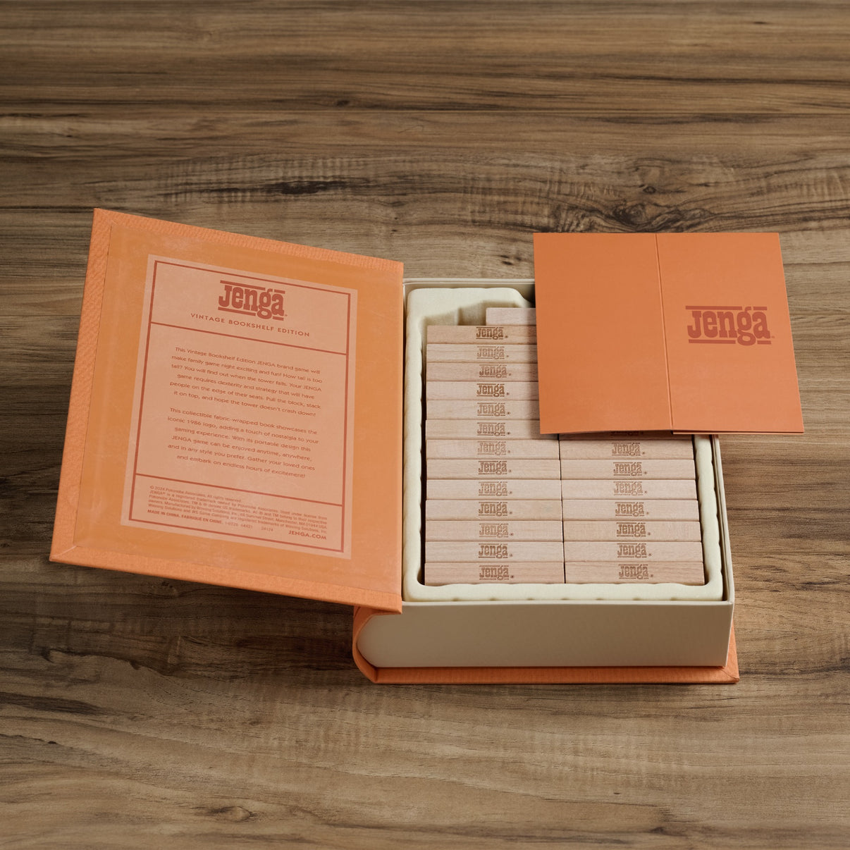 Jenga Vintage Bookshelf Edition – WS Game Company